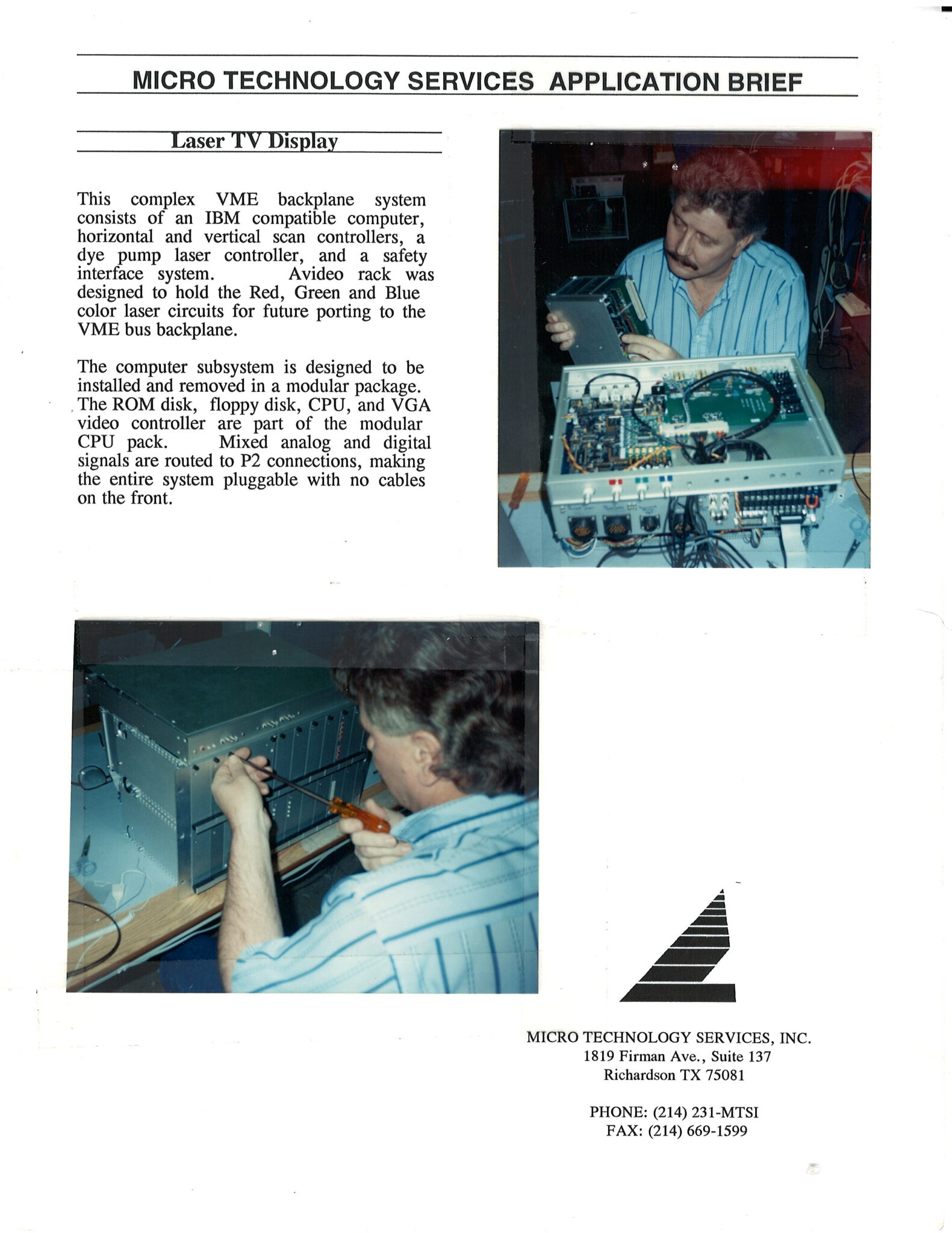 High-Powered Projection With Laser Beams - Micro Technology Services, Inc.