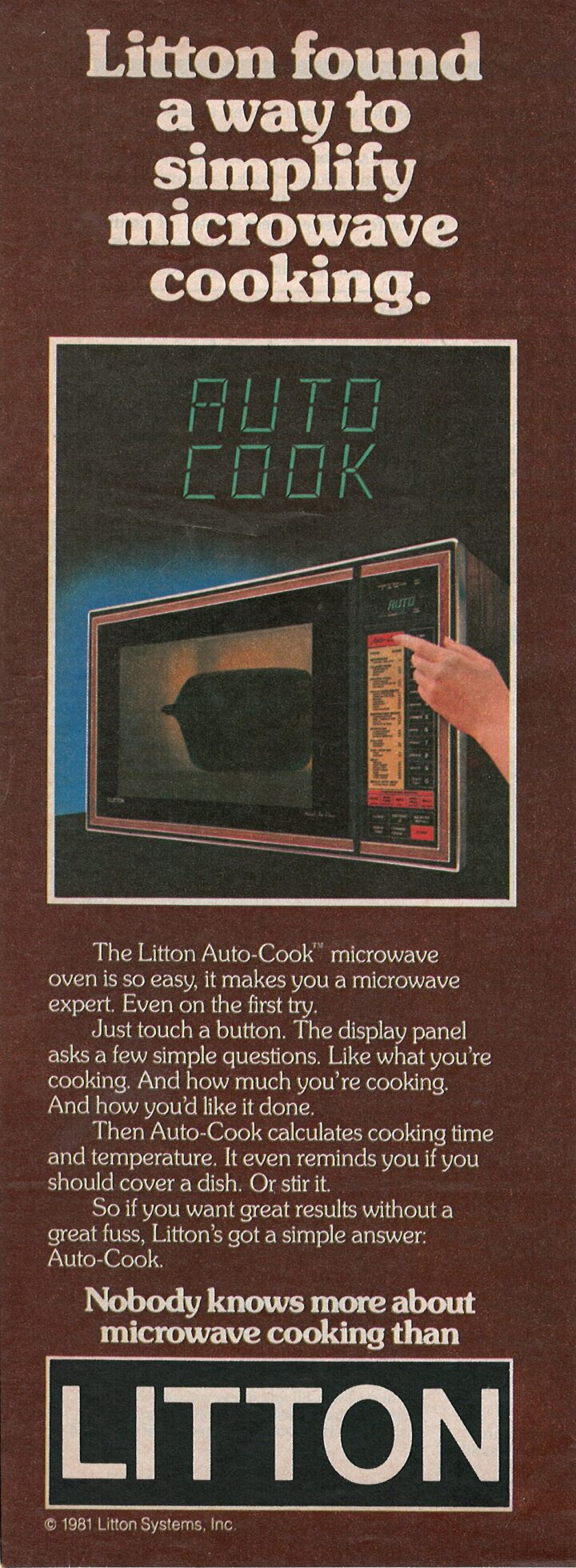Mastering the Litton Auto-Cook Microwave - Micro Technology Services, Inc.
